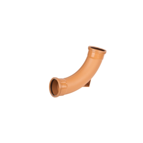 110mm Underground Drainage Double Socket Long Radius Bend 87 Degree ...