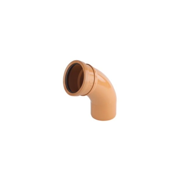 110mm Underground Drainage Single Socket Short Radius Bend 67.5 Degree ...