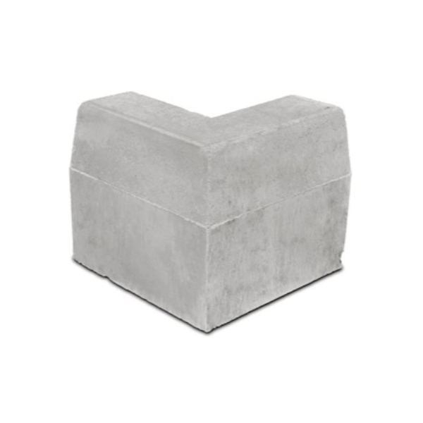 Highway Kerbs External Angle Half Battered | UK Building Supplies