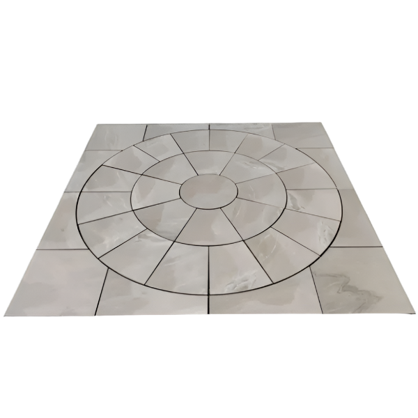 Porcelain Circle Kit Grigio | Great prices on porcelain paving — UK ...