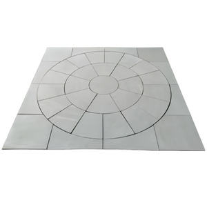 Porcelain Circle Kit Kandla Grey | Great prices on porcelain paving ...