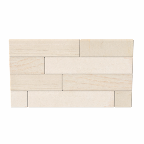 Marshalls Stoneface Sawn Veneer Walling Caramel Cream — UK Building ...
